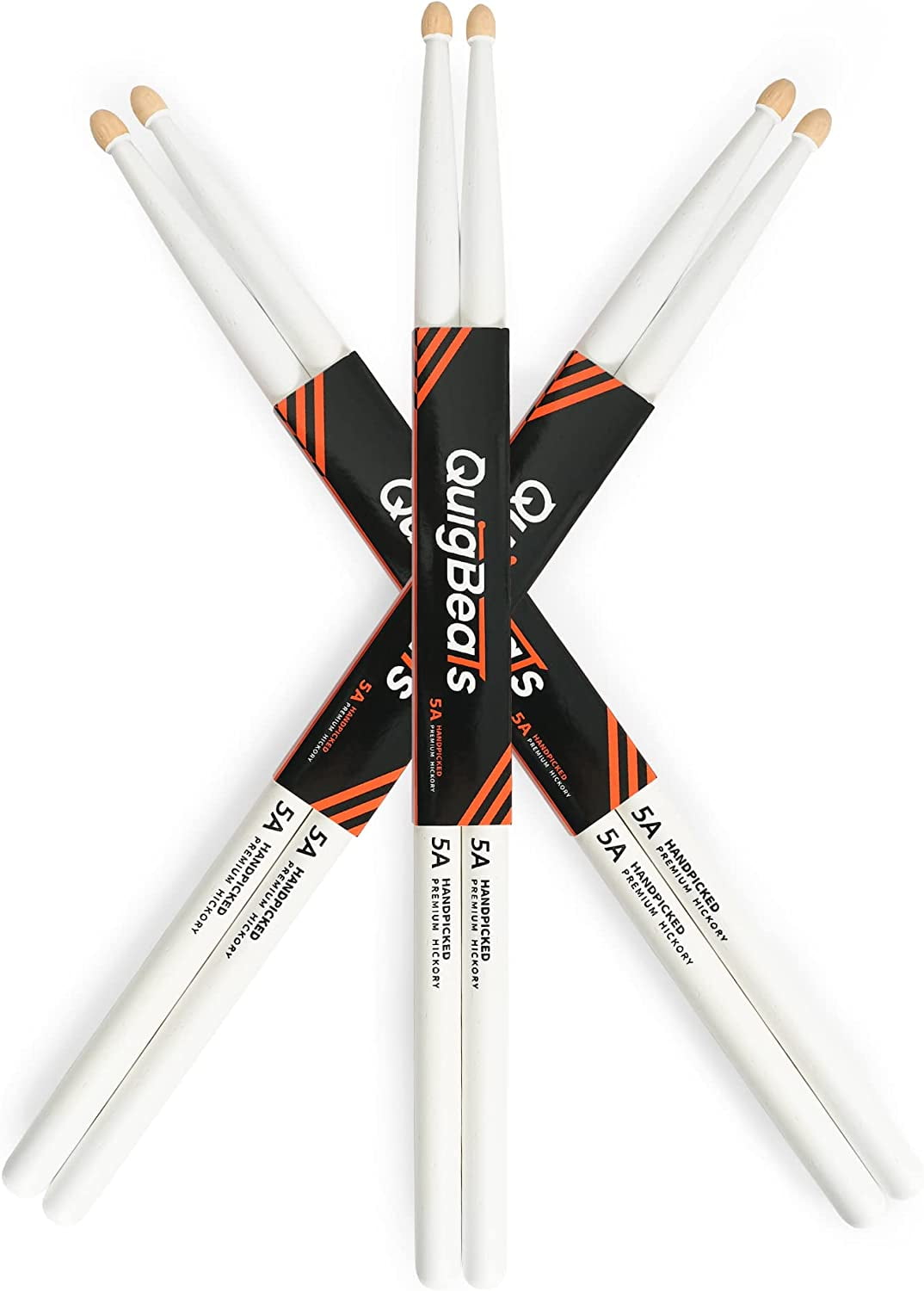 QuigBeats Drum Sticks, Hickory 5A Drumsticks, Drumsticks for Adults ...