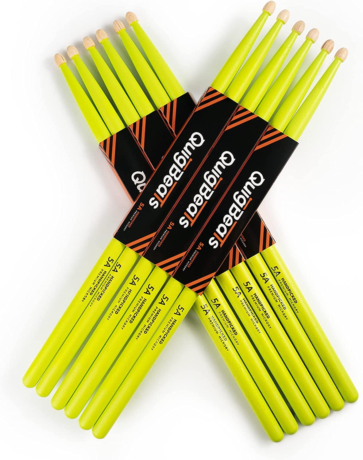 QuigBeats Drum Sticks, Hickory 5A Drumsticks, Drumsticks for Adults ...
