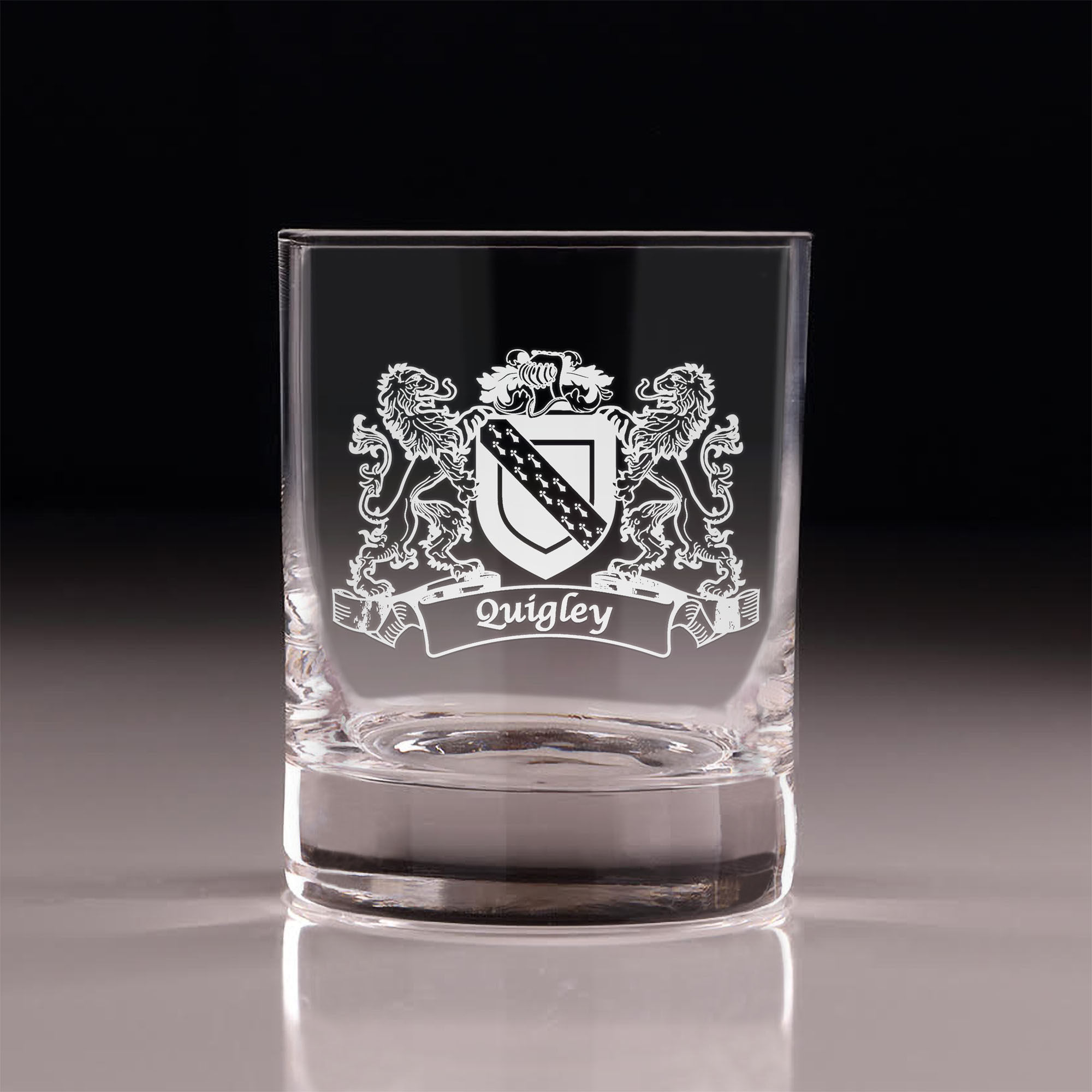 Quigley Irish Coat of Arms Old Fashioned Tumblers - Set of 4 - Walmart.com