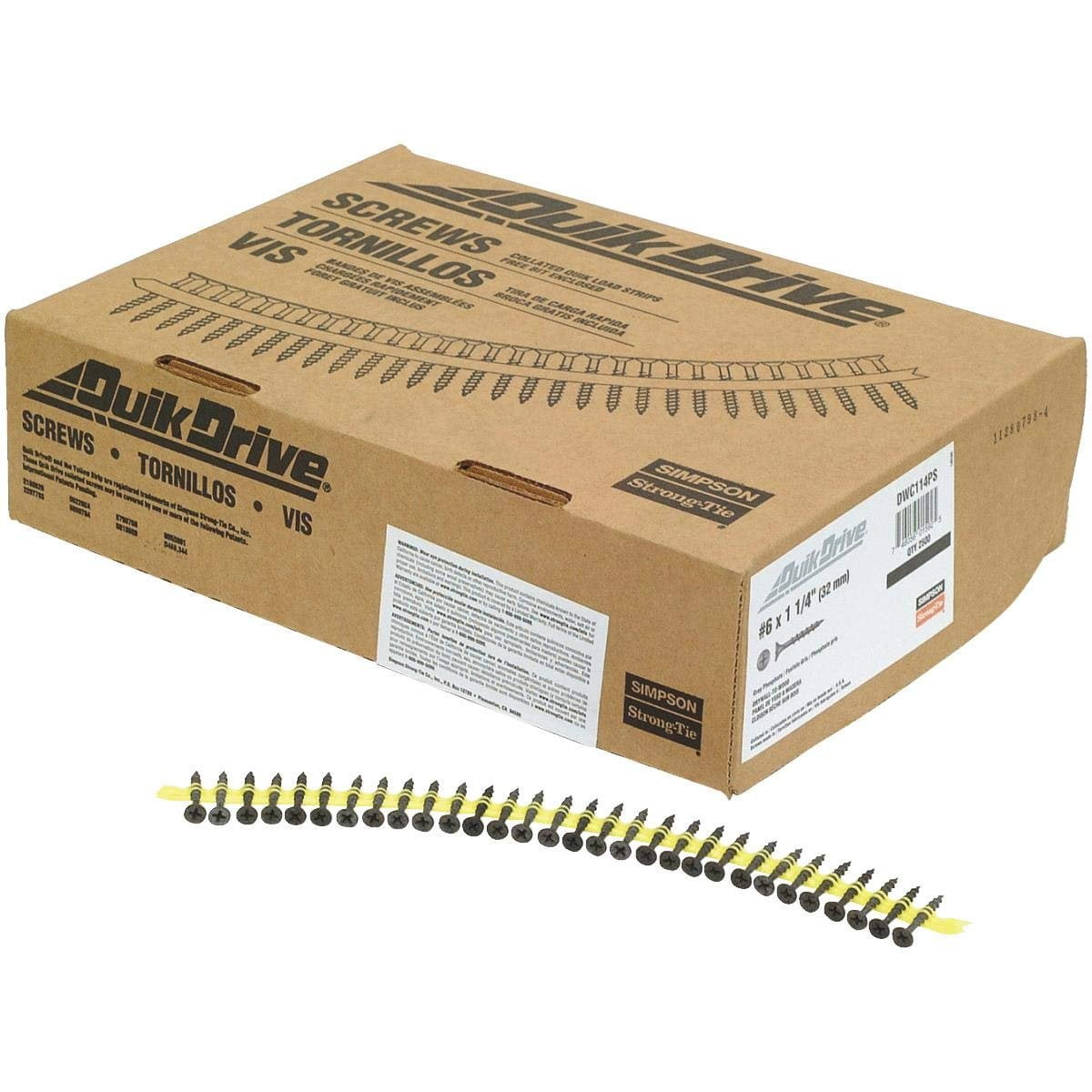 Quik Drive Collated Drywall Screws - Walmart.com