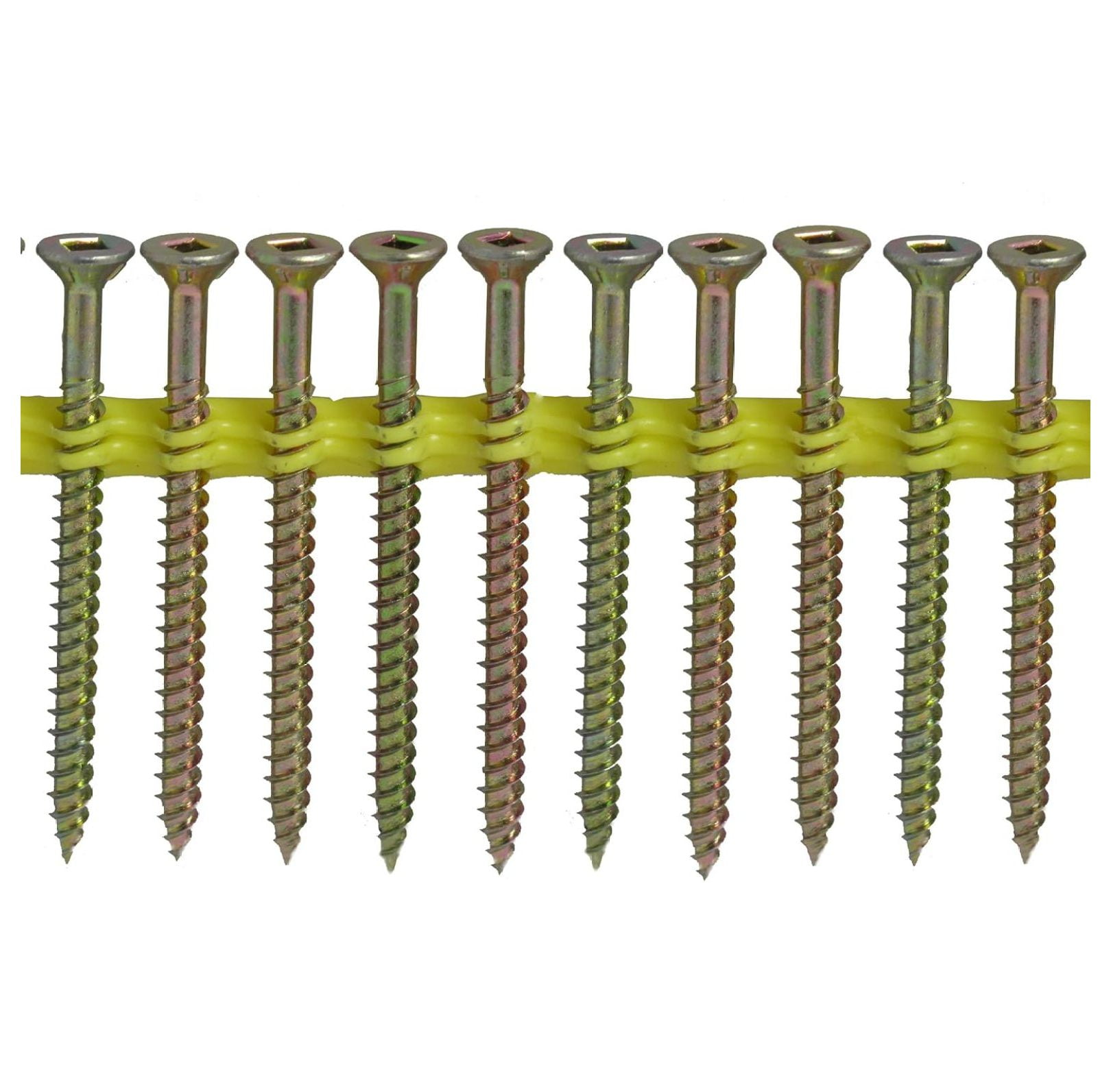 Quik Drive WSNTL2LS Wood Screws 2-Inch Lubricated Course Threads ...