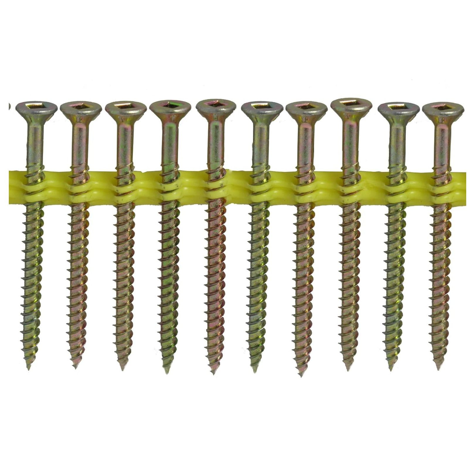 Quik Drive WSNTL2LS Wood Screws 2-Inch Lubricated Course Twin Threads ...