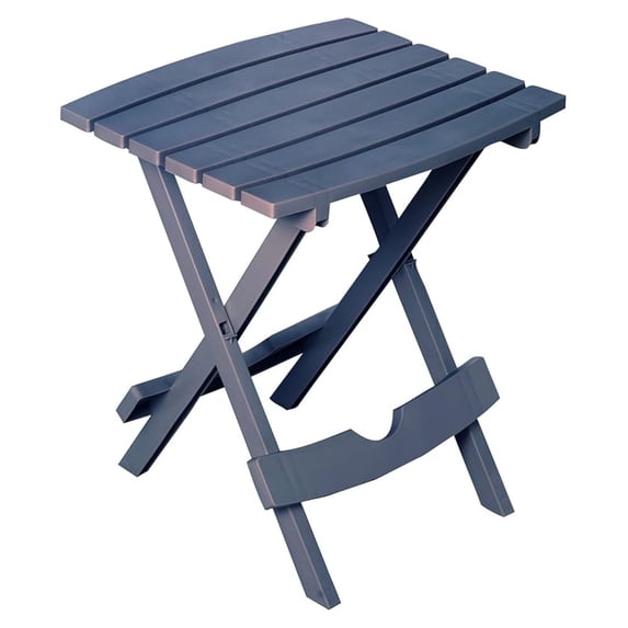Quik-Fold Side Table - Portable Plastic Side Table - 20 Inch High Resin ...
