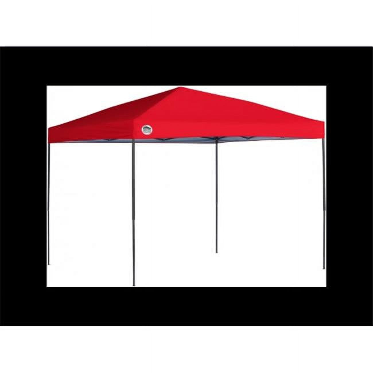 Quik Shade 157377DS ST100 10 x 10 ft. Straight Leg Canopy, Red Cover ...