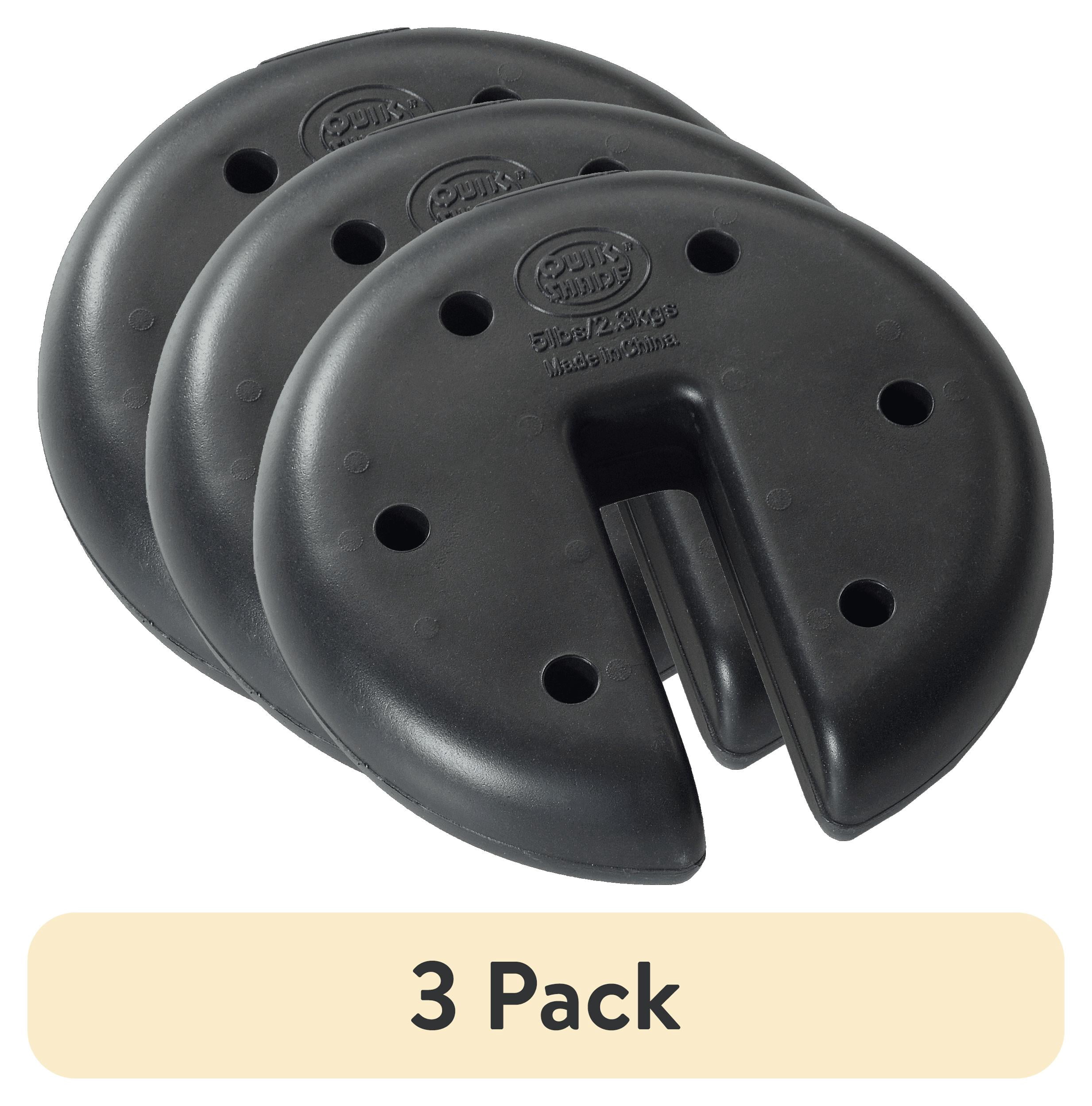 (3 pack) Quik Shade Canopy Weight Plate Kit, 4-Piece, Heavy Duty Pop-Up ...