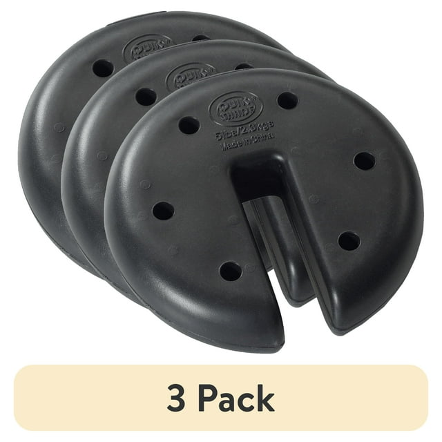 (3 pack) Quik Shade Canopy Weight Plate Kit, 4-Piece, Heavy Duty Pop-Up ...