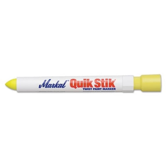 Quik Stik All Purpose Solid Paint Marker, Fluorescent Yellow, 1/8 In ...