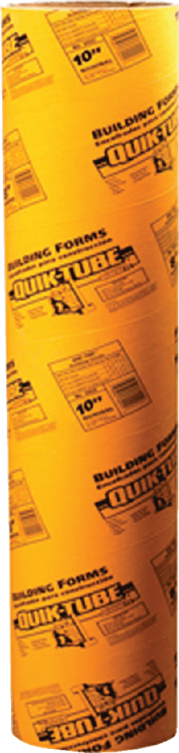 Quik-Tube Concrete Building Form Tube - Pack of 12 — Residential Use ...