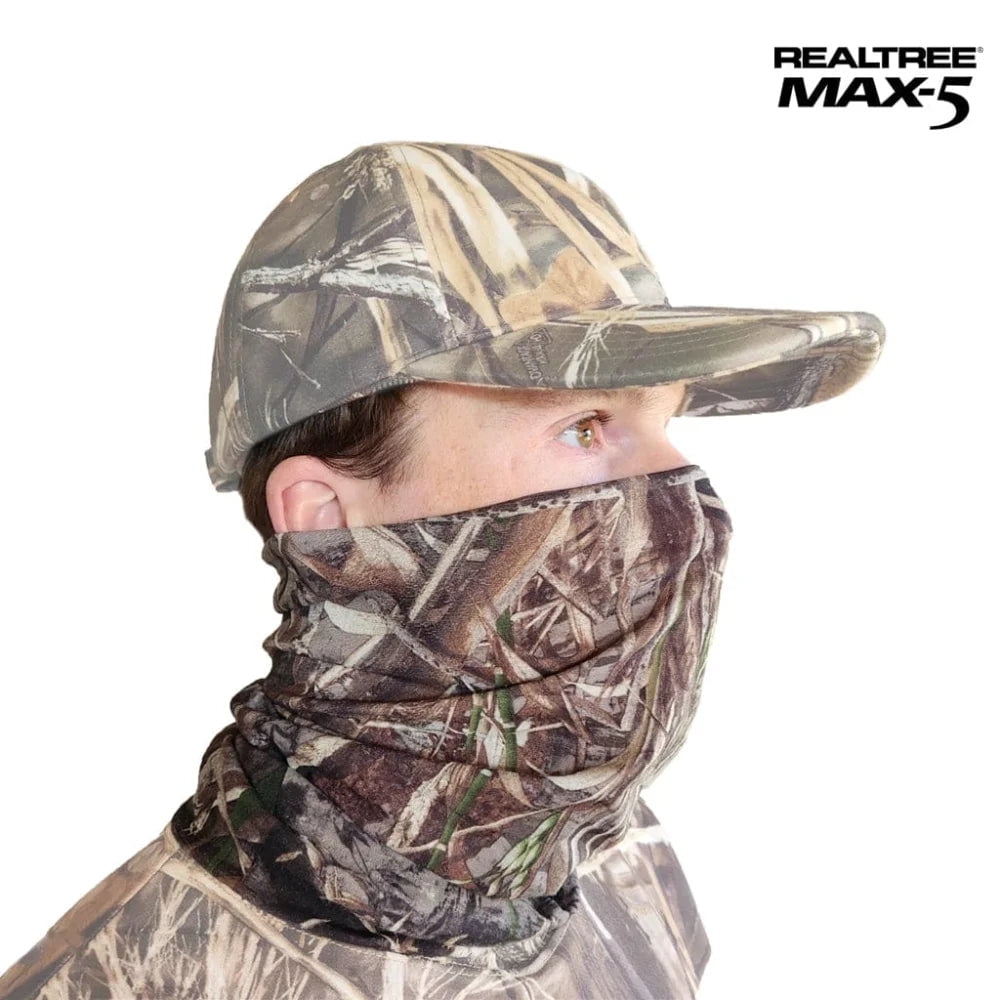 QuikCamo Multifunctional Face Mask Neck Gaiters, REALTREE MAX-5 Camo ...