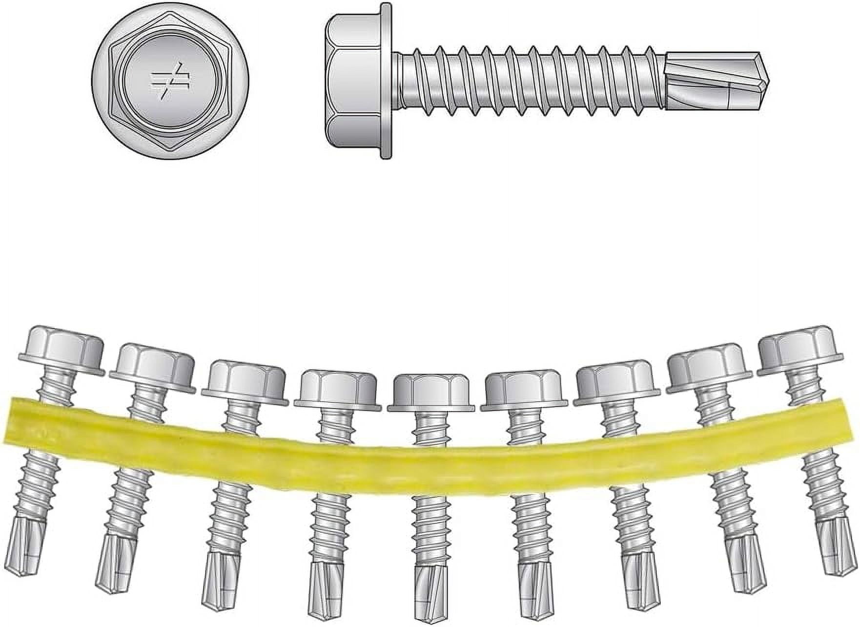 QuikDrive X1S1214 - #12 x 1 Steel Decking Screws 1500ct - Walmart.com