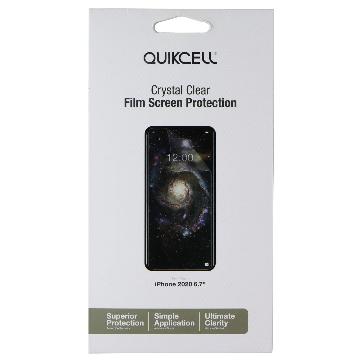 Quikcell Crystal Clear Film Screen Protection for Apple iPhone 12 Pro ...