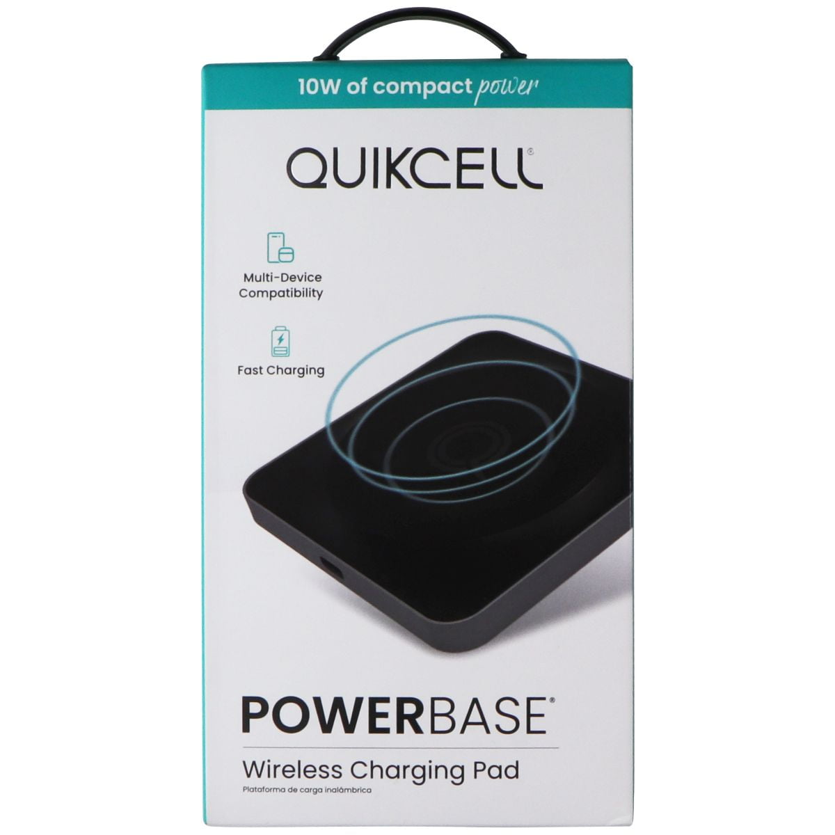 Quikcell Powerbase Wireless Charging Pad for Qi Devices - Black ...