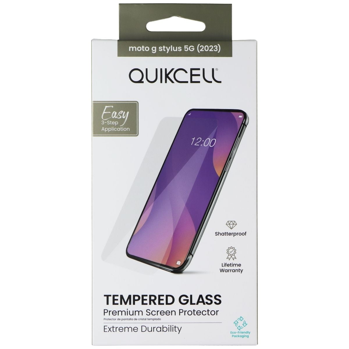 Quikcell Tempered Glass Screen Protector for Motorola Moto G Stylus 5G ...