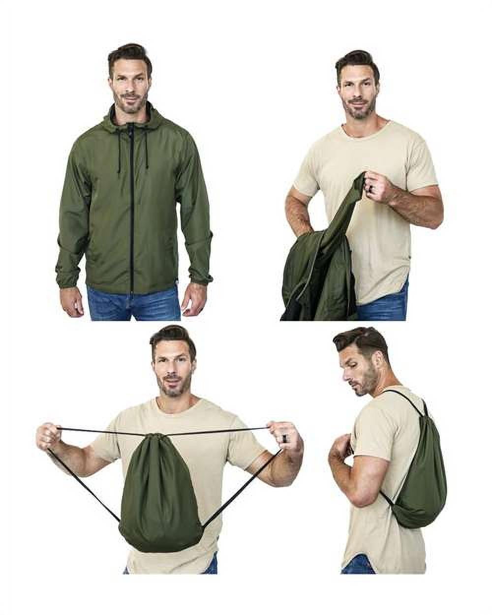 Quikflip B00157546 2-in-1 Dryflip Windbreaker Jacket, Army Green ...