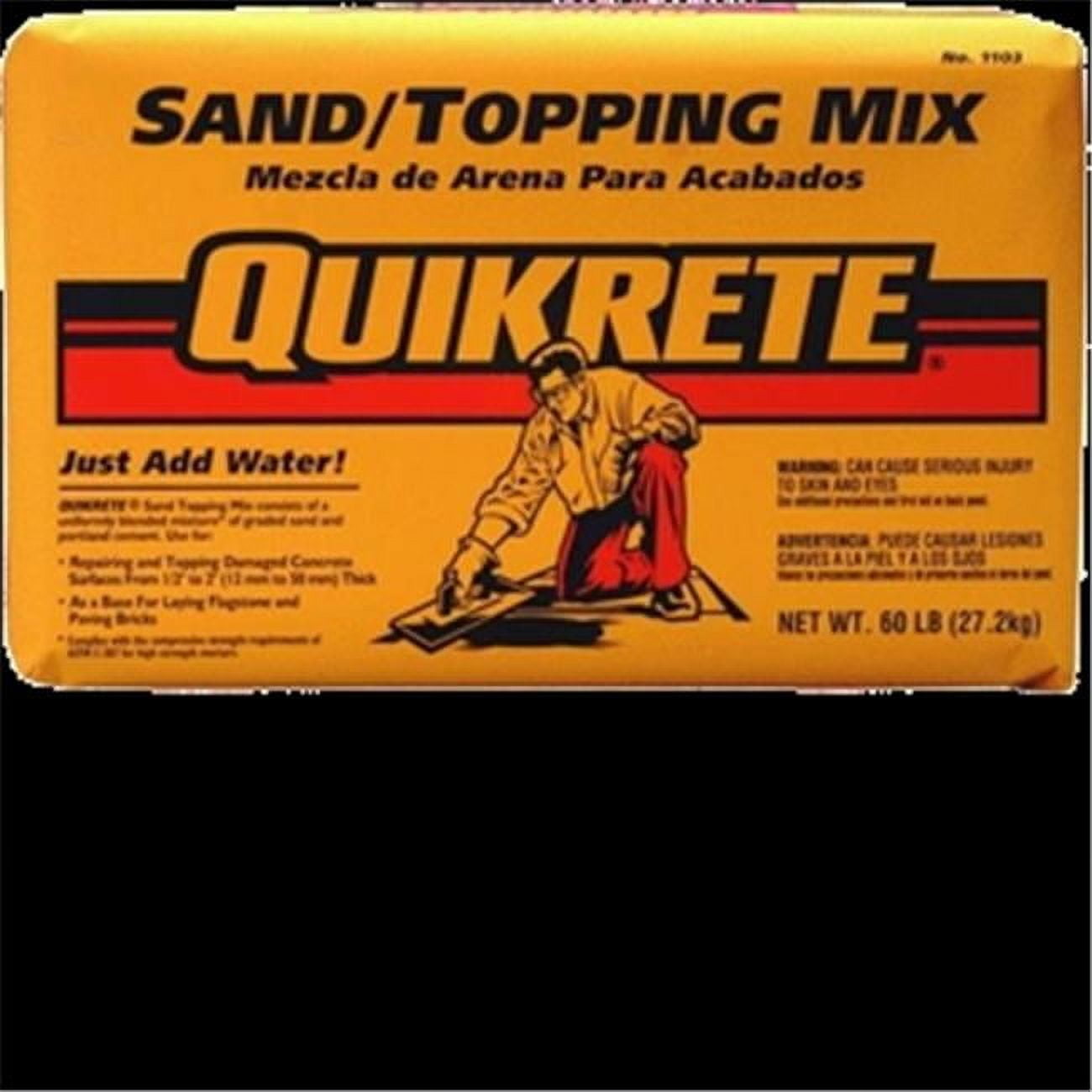 Quikrete Concrete Sand Mix - 10 lbs, Blend of Portland Cement and ...