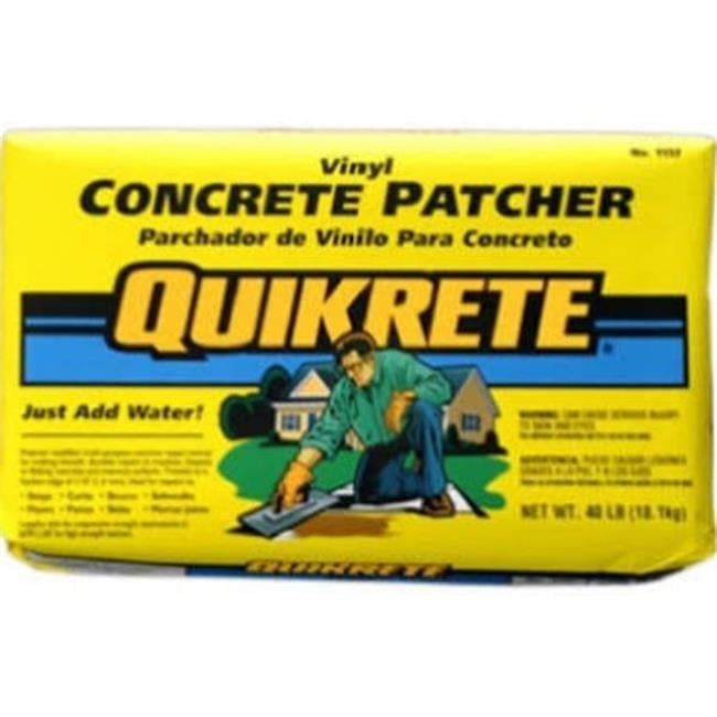 Quikrete 40lb Vinyl Concrete Patcher, Patch and Repair Floors, Steps ...