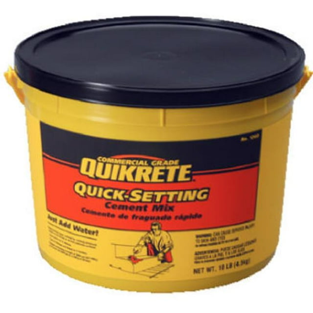 Quikrete Quick Setting Cement, Ready to Use Mix for Concrete Repairs ...