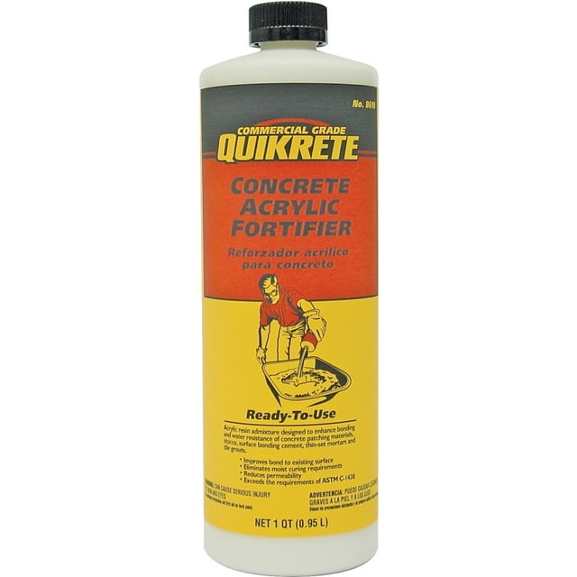Quikrete 8610-14 Concrete Acrylic Fortifier qt cncrt acrl Qt - Walmart.com