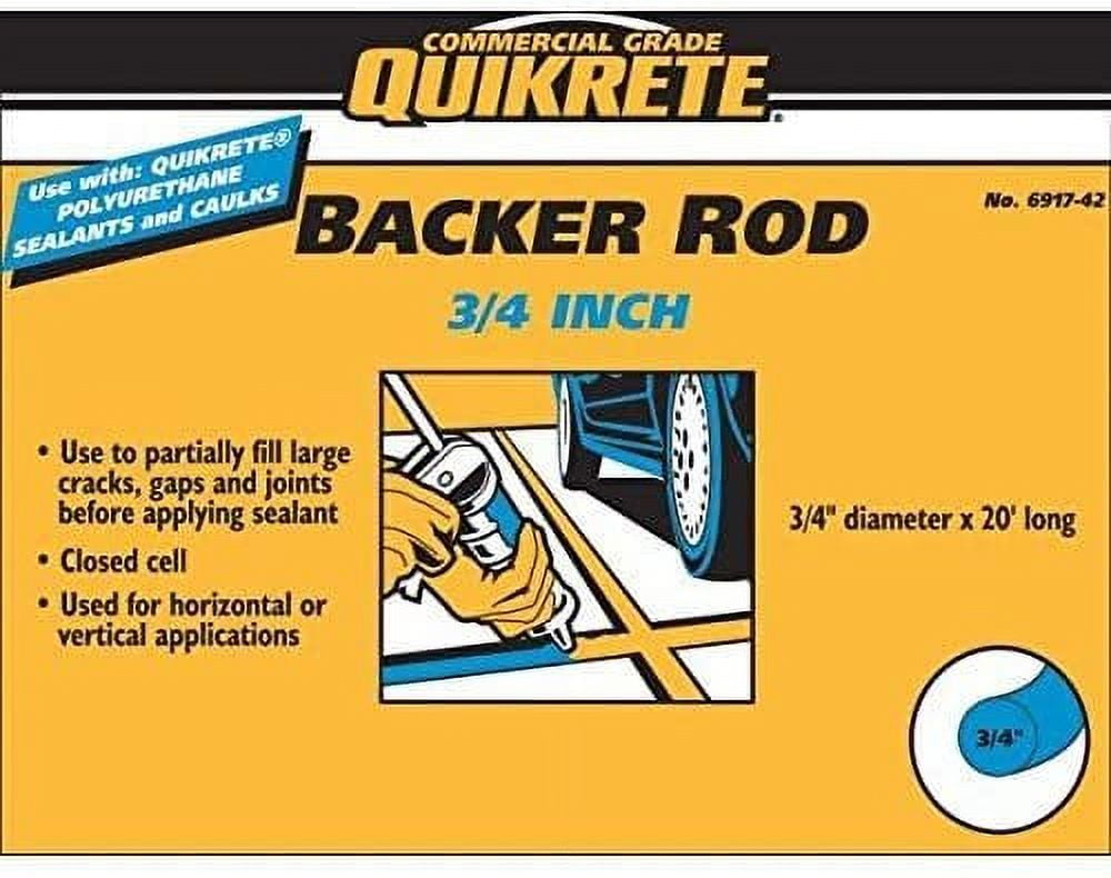 Quikrete Backer Rod 3/4 " X 20 ' - Walmart.com