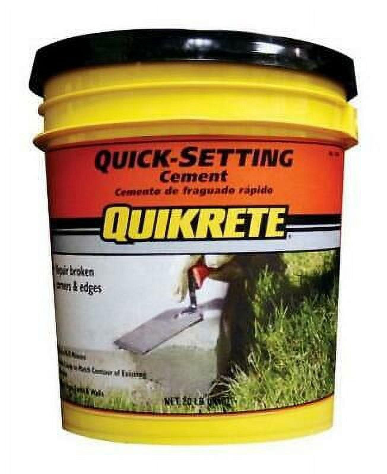 Quikrete Quick-Setting Cement, Fast Setting Concrete Mix, 20 lb ...