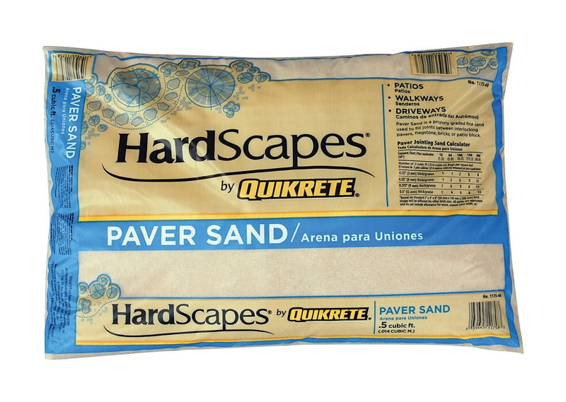 Quikrete HardScapes Brown Paver Sand, 50 lb Bag, Fine Sand for Patio ...