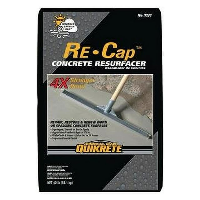 Quikrete Re-Cap Concrete Resurfacer - Walmart.com