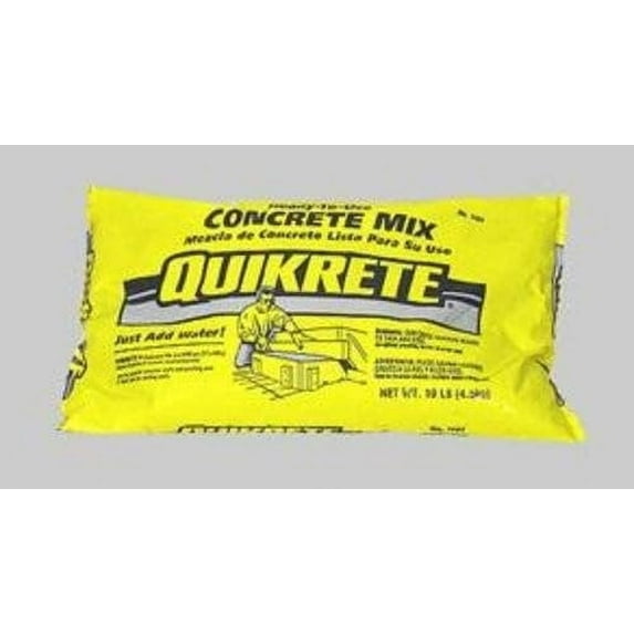 Quikrete Concrete Mix 10 lb Ready-to-Use for Small Projects, Setting Posts, Sidewalks - Walmart.com