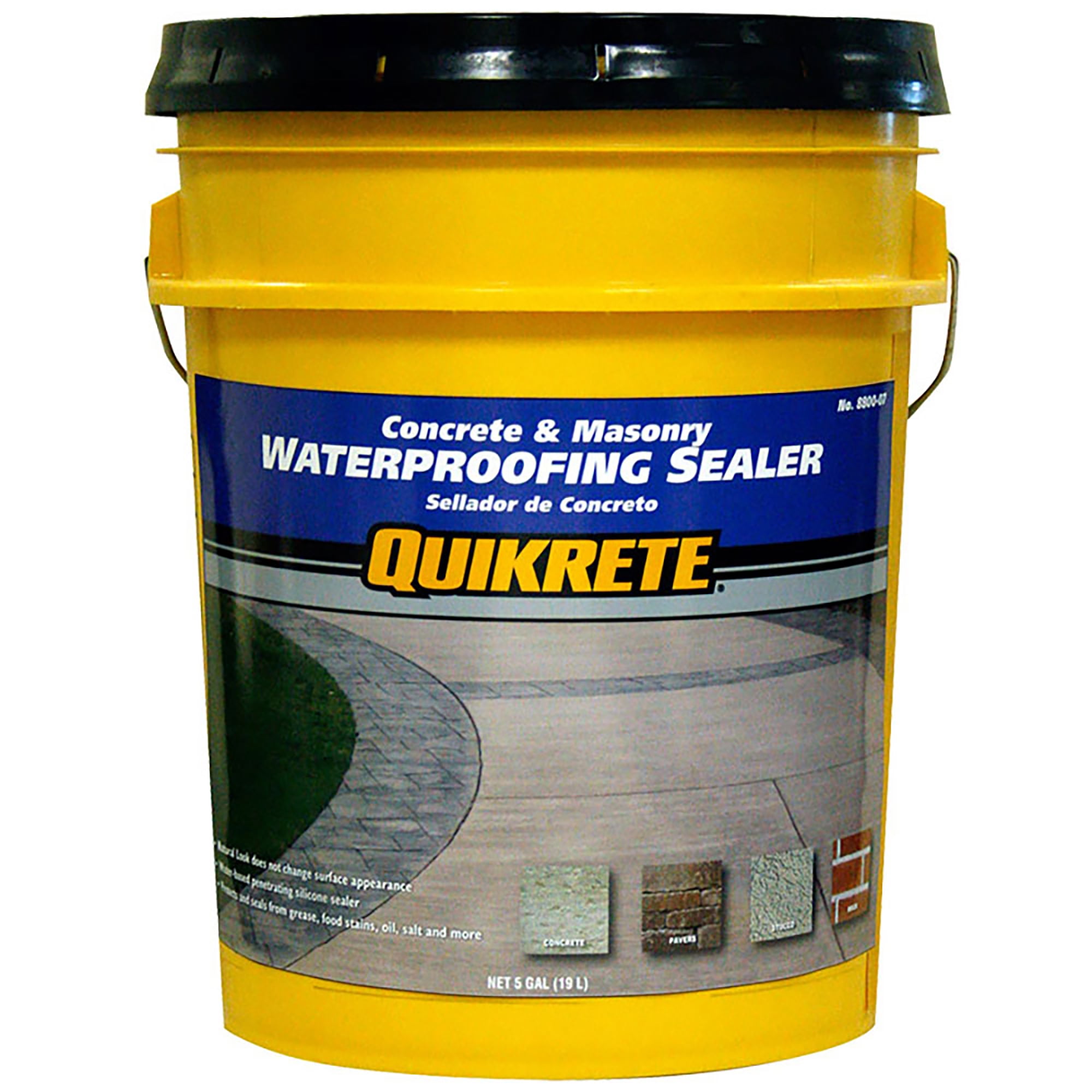 Quikrete Concrete & Masonry Waterproofing Sealer for Pavers, 5 gal ...