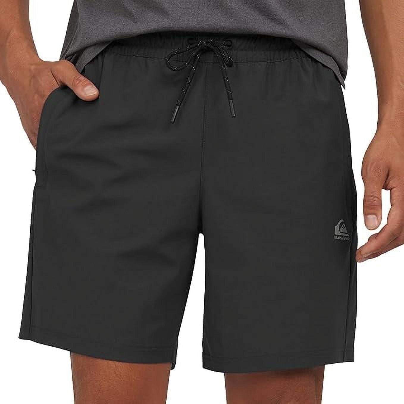 Quiksilver Men's Comfort Stretch Dry Flight Active Shorts, Gray, Size ...
