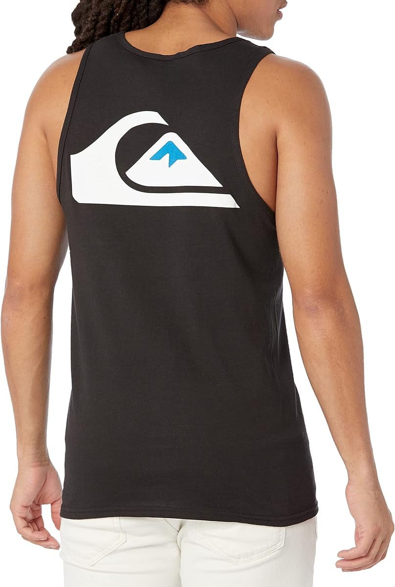Quiksilver Men's Mountain & Wave Classic Logo Tank Top Tee T-Shirt ...