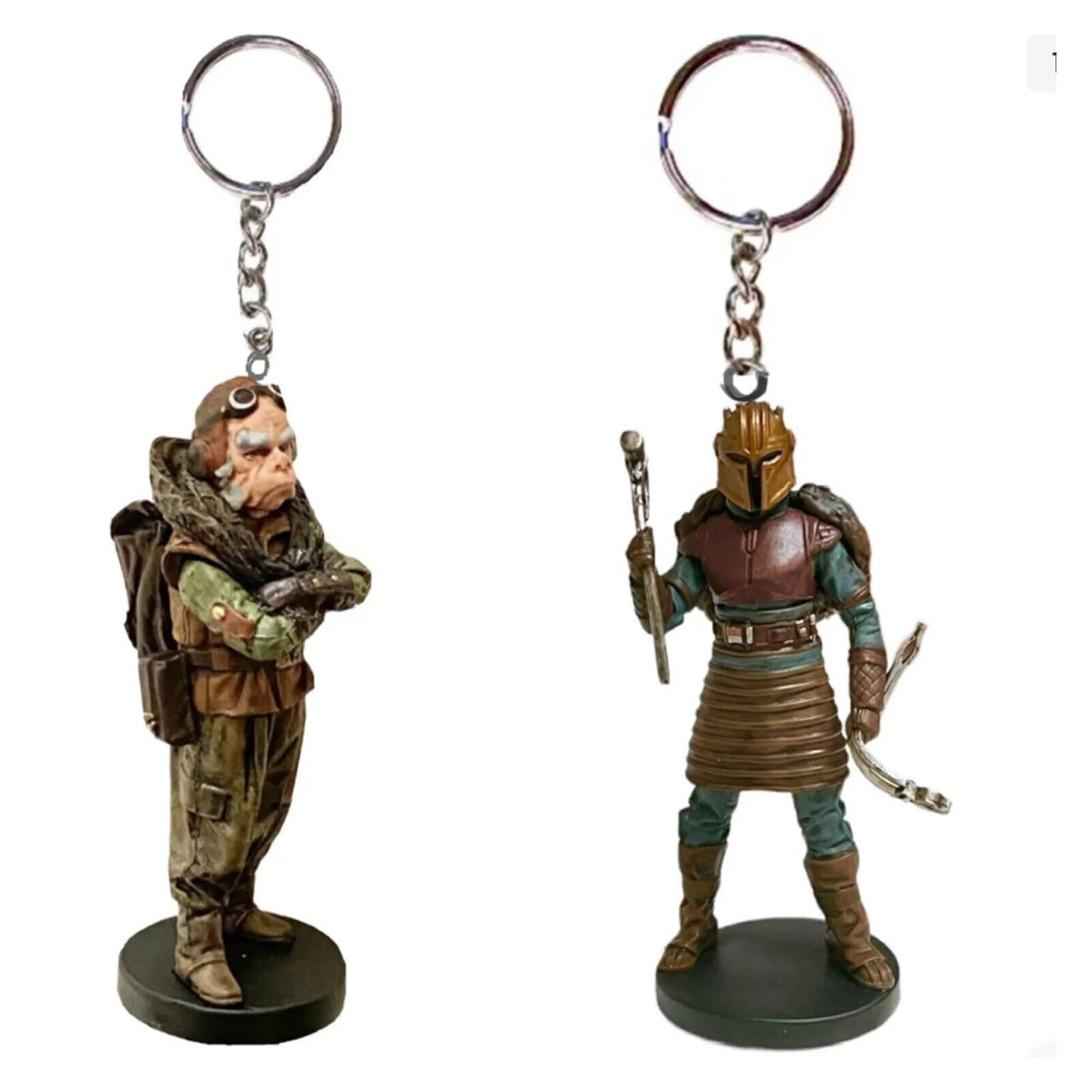 Quill & Blacksmith PVC Key Ring Figure Figurine Mandalorian Keychain 4 ...