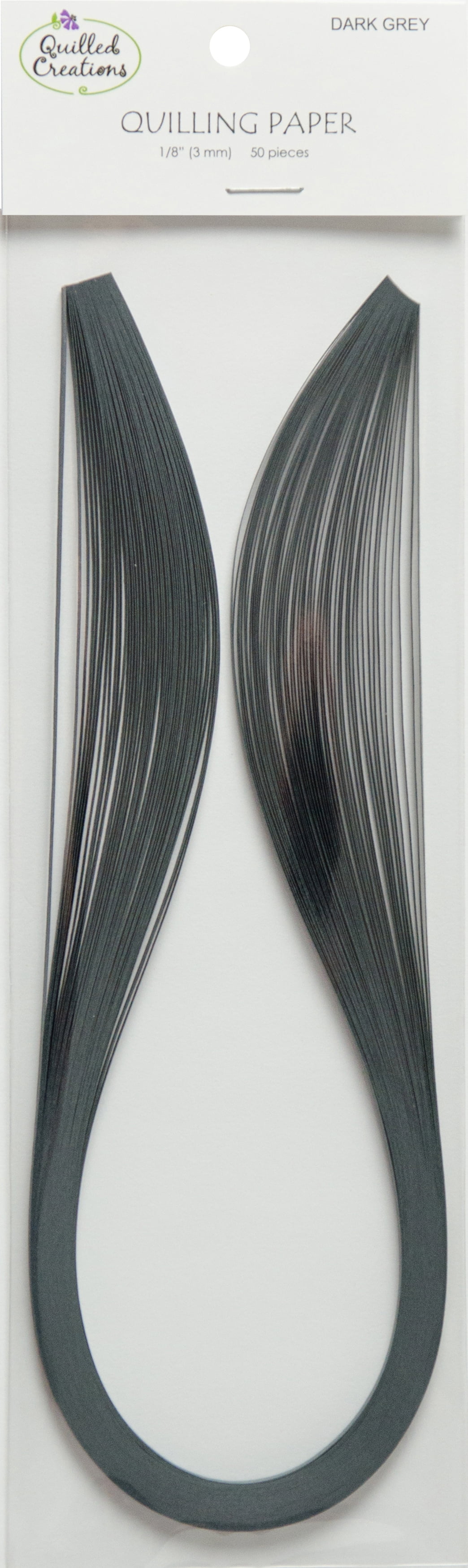 Quilled Creations Dark Grey Quilling Paper 1/8" - Walmart.com