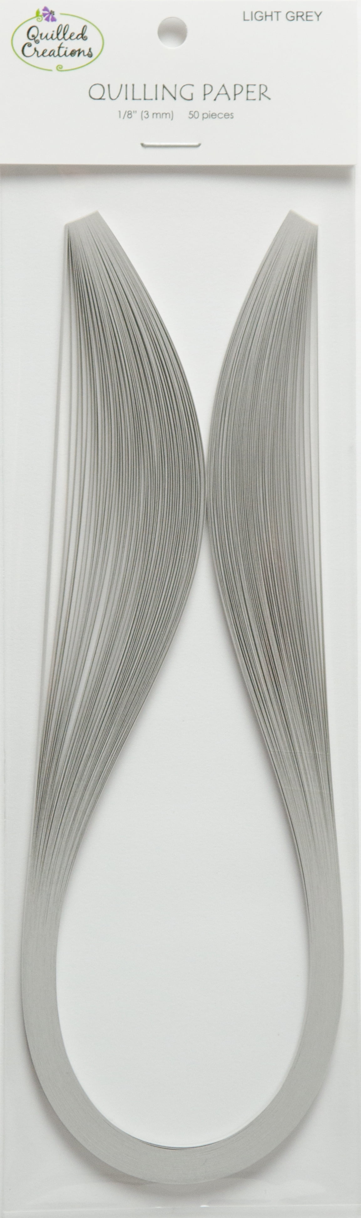 Quilled Creations Light Grey Quilling Paper 1/8" - Walmart.com