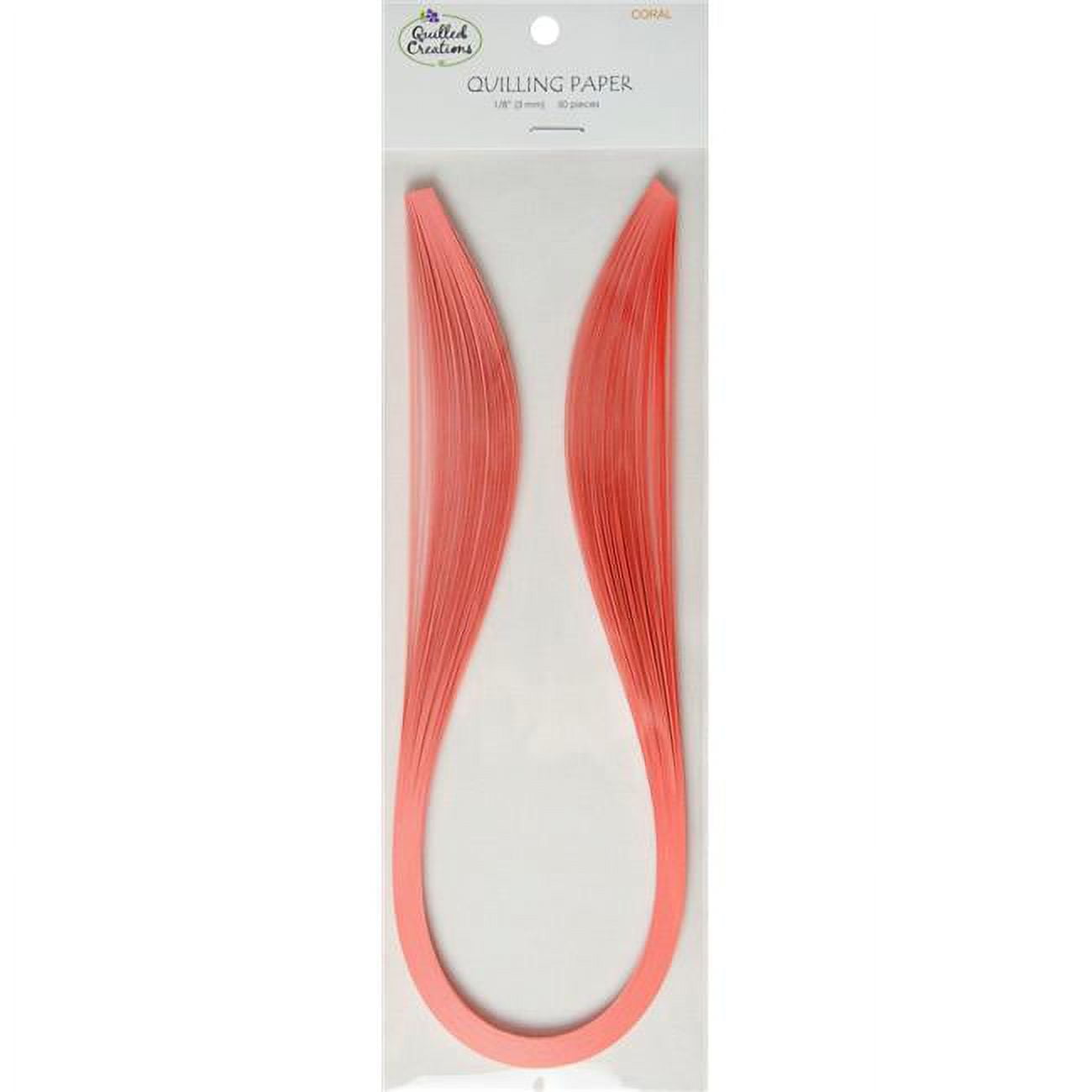 Quilled Creations Quilling Paper .125" 50/Pkg-Coral - Walmart.com