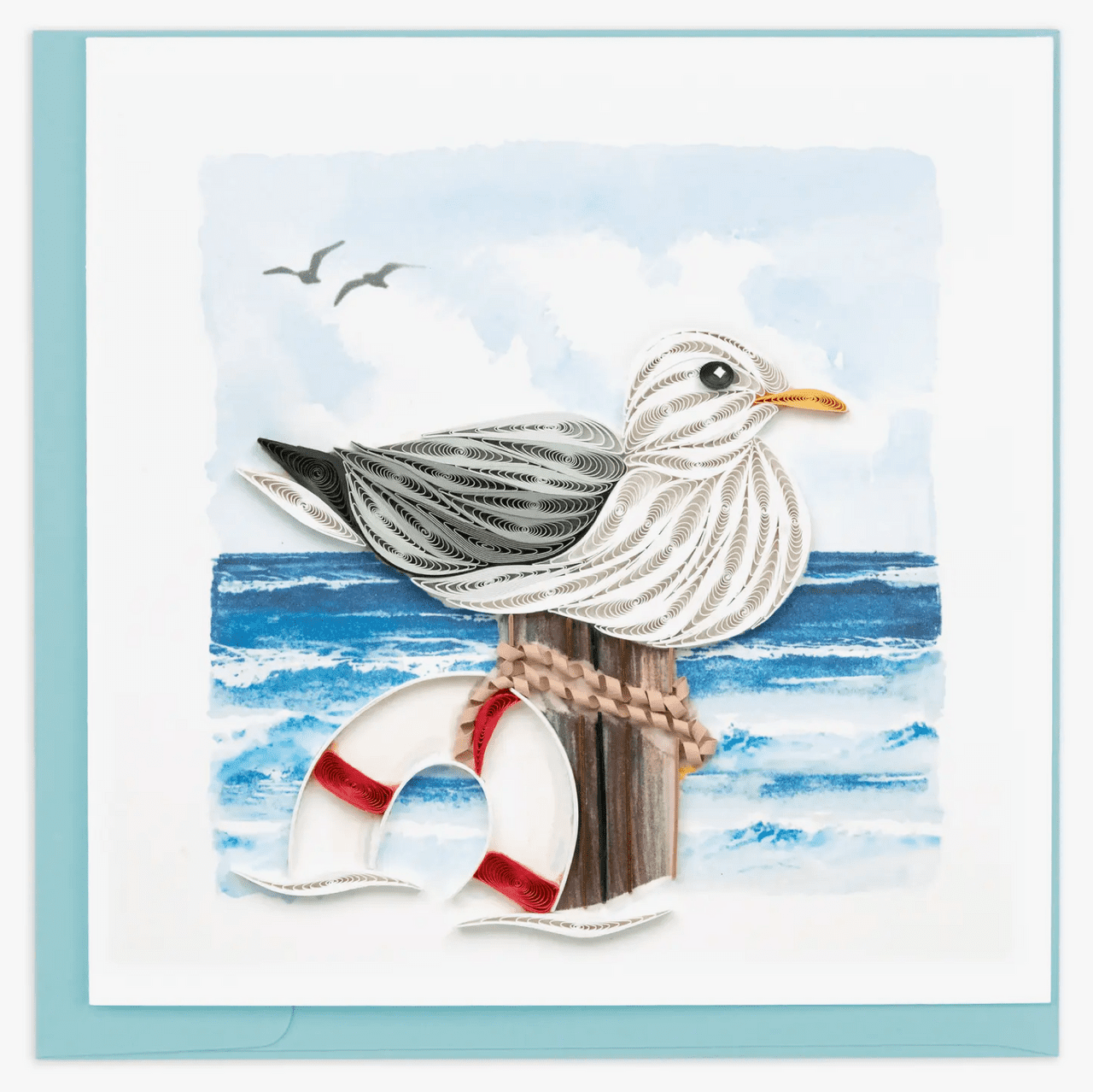 Quilling Card Seagull Quilling Card- Blank - Walmart.com