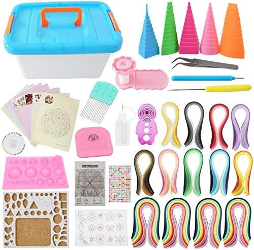 Quilling Kit Complete Quilling Paper Set with 1940 Strips All Necessary ...