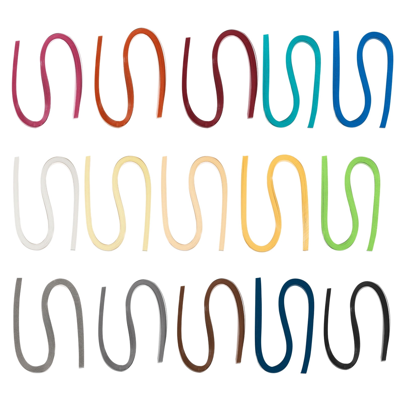 Quilling Strips Paper 900pcs 5mm 54cm Multicolor Origami Paper Quilling ...