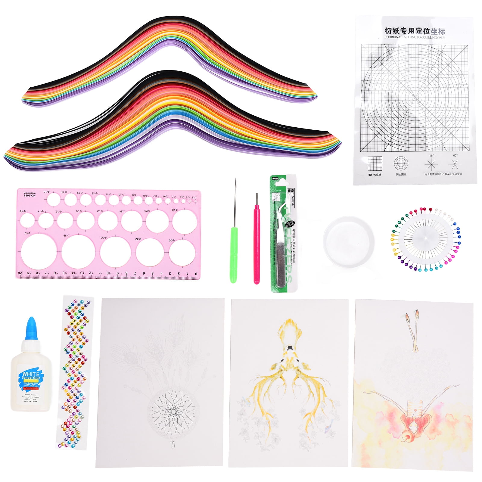 Quilling Supplies, High Hardness DIY Production Rotating Paper Quilling ...