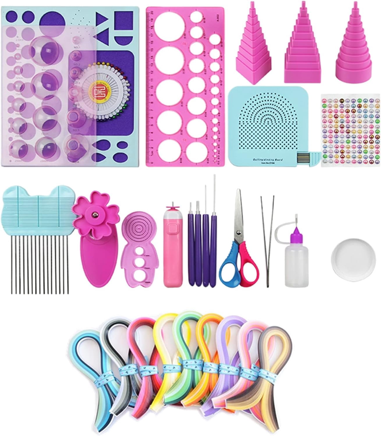 Quilling Tools Kit with 3MM Quilling Paper Strips and Quilling Tools ...