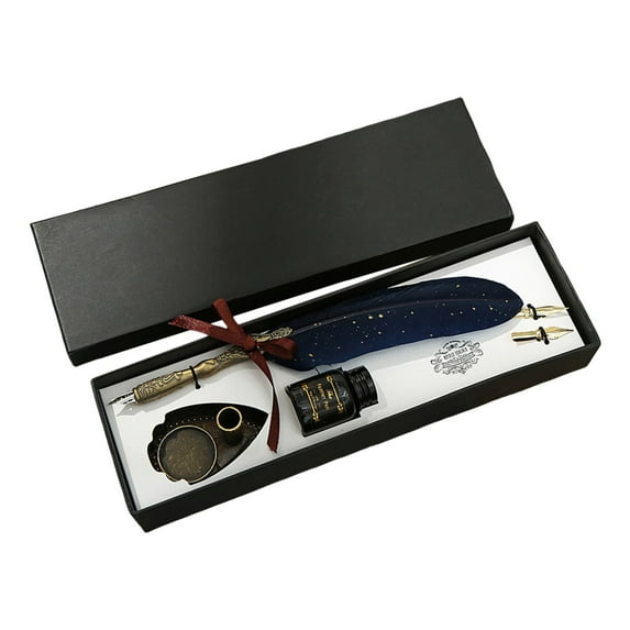 Quills Pen, Handmade Quills Pen Set, Writing Quills Pen with Inks ...