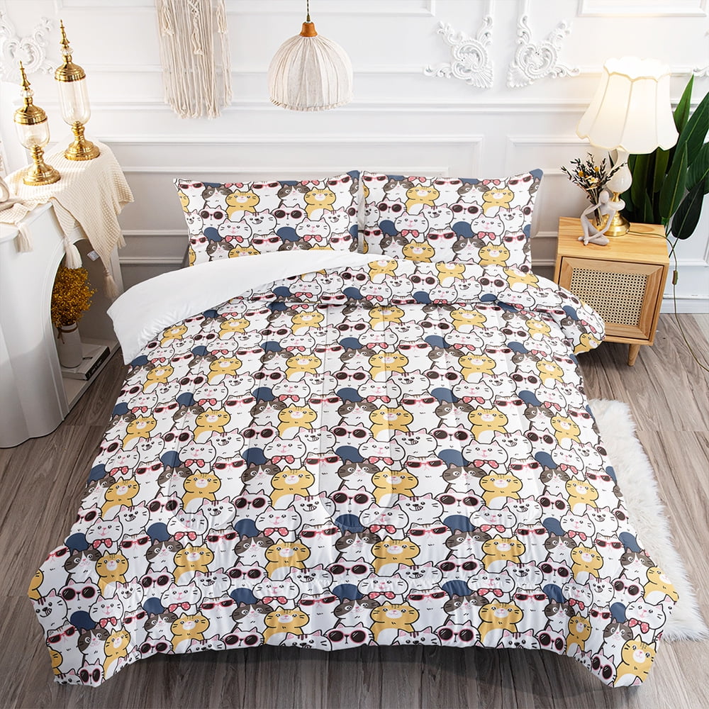 Quilt Animal Stacked Cartoon Bedding Fat Quilt Feather Silk Cotton ...