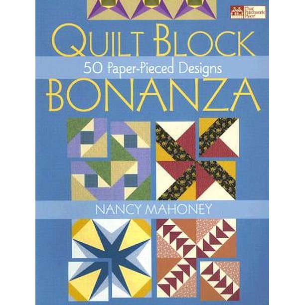 Pre-Owned Quilt Block Bonanza: 50 Paper-Pieced Designs (Paperback ...