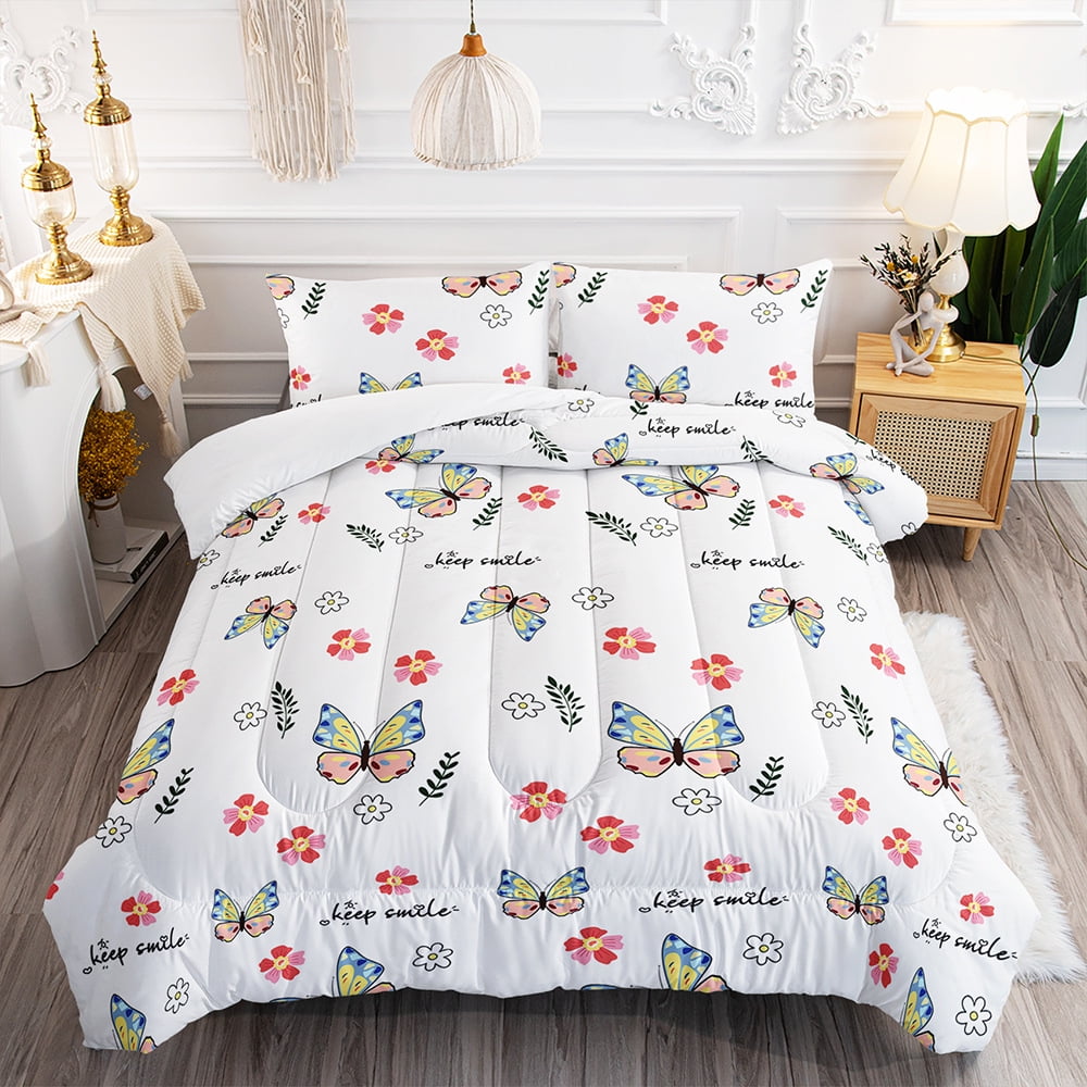 Quilt Butterfly Cyberbook Illustration Bedding Plump Quilt Feather Silk ...