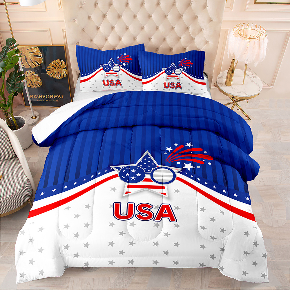 Quilt Core American Independence Day Quilt Core Digital Printing Double ...