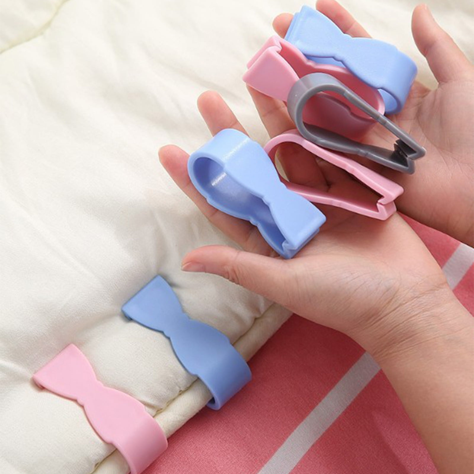 Quilt Cover Anchor Clips, Invisible Non-slip Household Sheet Fasteners ...