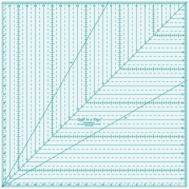 Quilt In A Day Ruler 22" Square Up - Walmart.com
