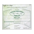 Quilt In A Day - Heavy Gauge Plastic Ruler Template for Scallops, Vines ...