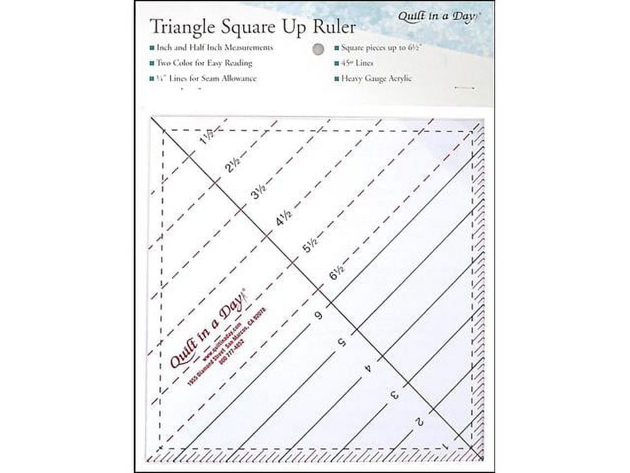 Quilt In A Day Triangle Square Ruler, 1-Pack, Original Version ...