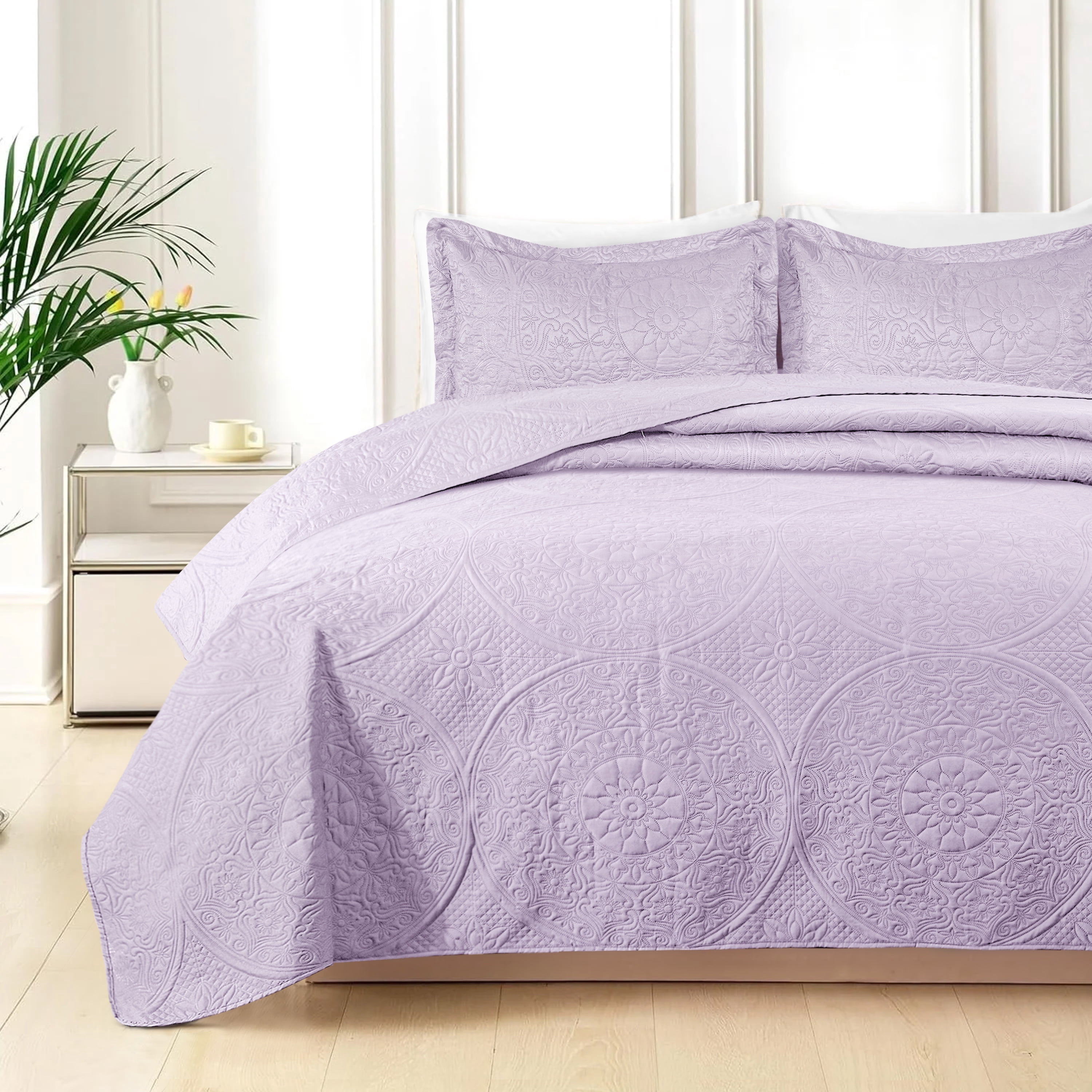Quilt Set - Lightweight Microfiber Summer Bedspread - Quilts Bedding ...