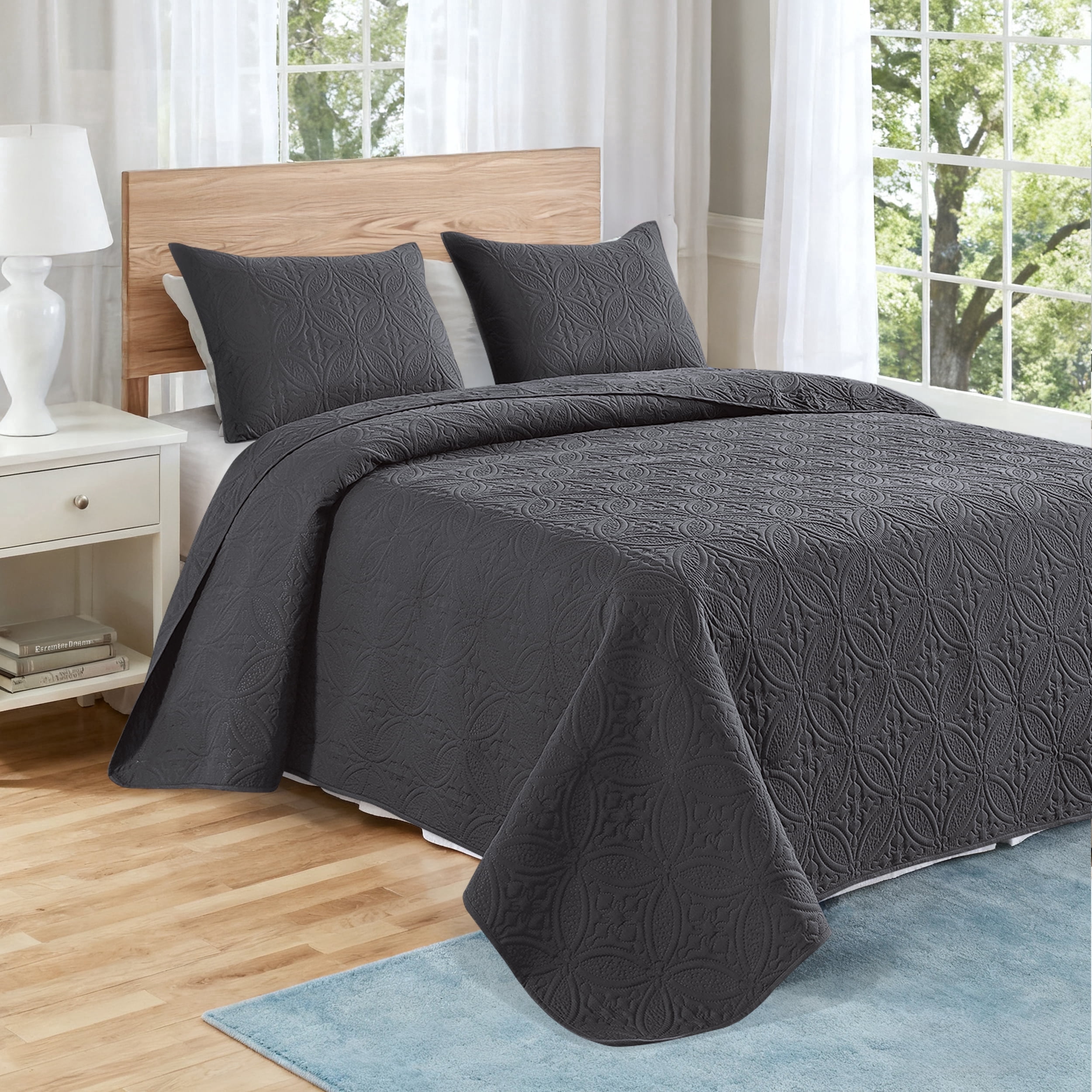 VCCOEM Quilt Set Twin/Twin XL Size Lightweight Bedspreads, All Season ...